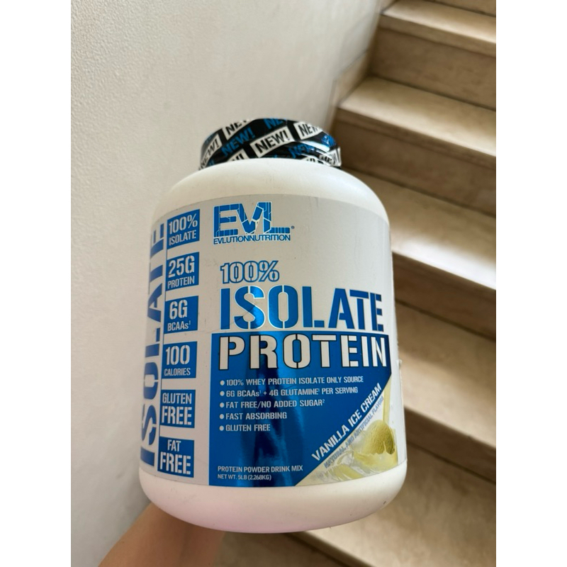 Jual EVL ISOLATE Protein vanilla icecream 5lb exp 01/2026 | Shopee ...
