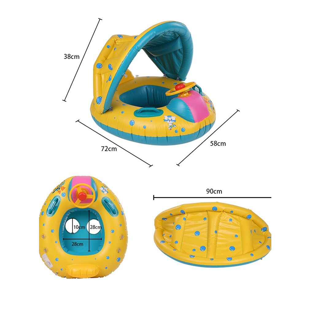 Jual Pelampung Perahu karet anak renang +Canopy | Shopee Indonesia