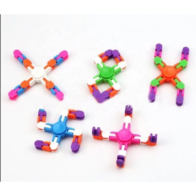 Jual Mainan Spinner Wacky Tracks Fidger Toys Spinner Robot | Shopee ...