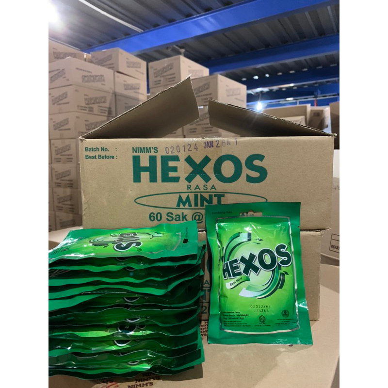 Jual Hexos Mint kemasan Sak isi 20 butir. | Shopee Indonesia
