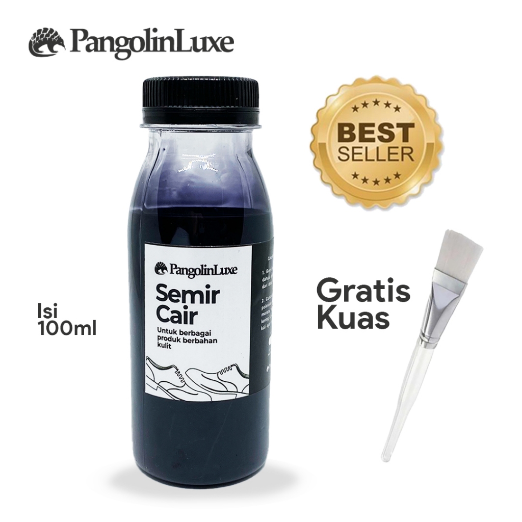 Jual Semir Sepatu Kulit Cair Hitam 100ml Liquid Shoe Polish / untuk ...