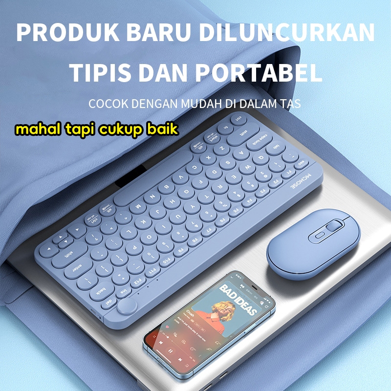 Jual Keyboard Bluetooth Wireless, Keyboard&Mouse 2in1, Diam dan enak ...