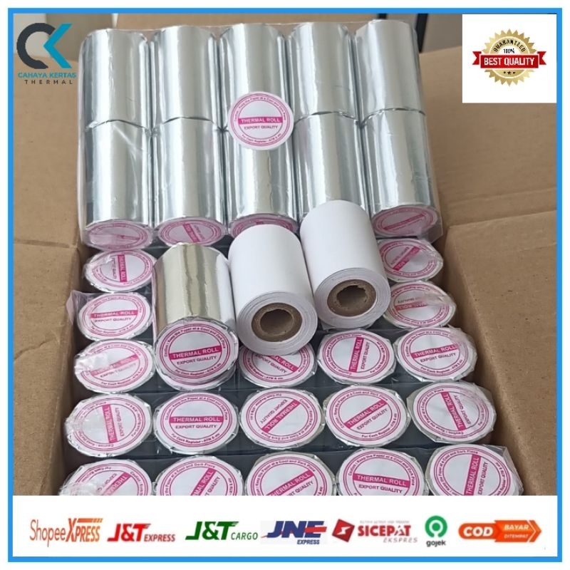 Jual Kertas Kasir Thermal Edc Bluetooth 58 X 40 / Print Register / Paket10 Roll / 1 Pack ...