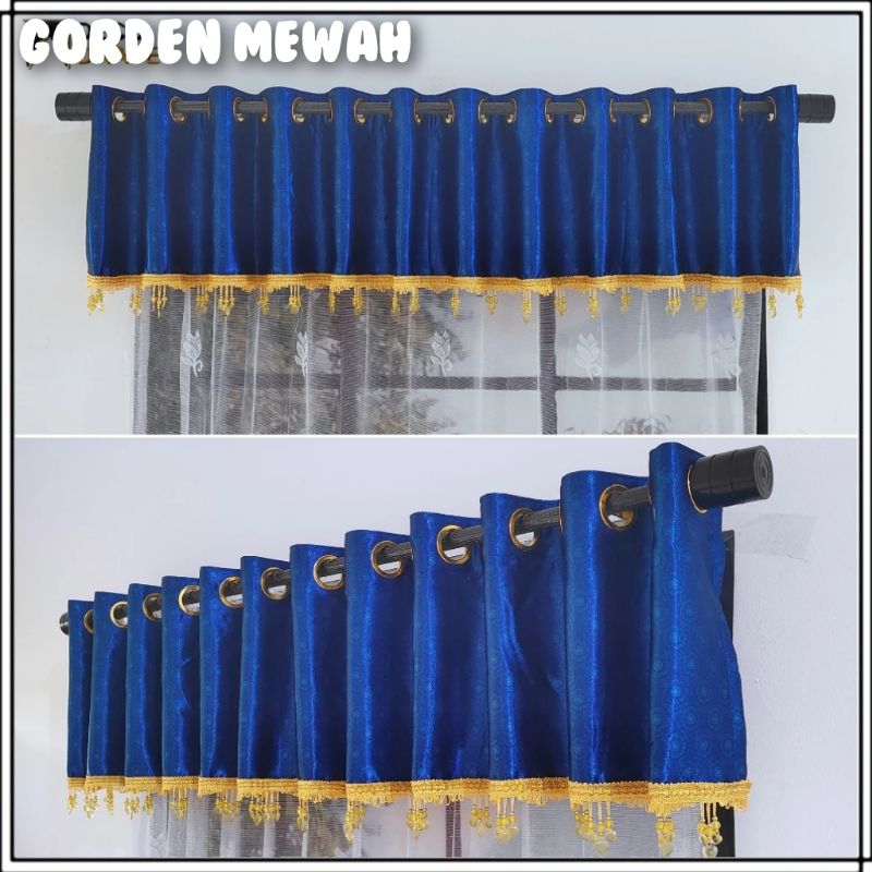 Jual poni gorden saja atas pintu minimalis gorden blackout mewah model ...