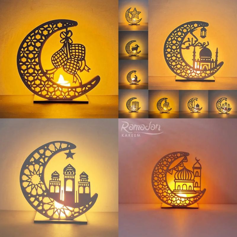 Jual Lampu Lebaran Idul Fitri Dekorasi Lilin Ramadhan Ornament Lampu ...