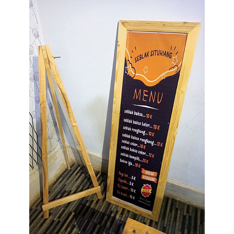 Jual Papan menu cafe kayu | Shopee Indonesia