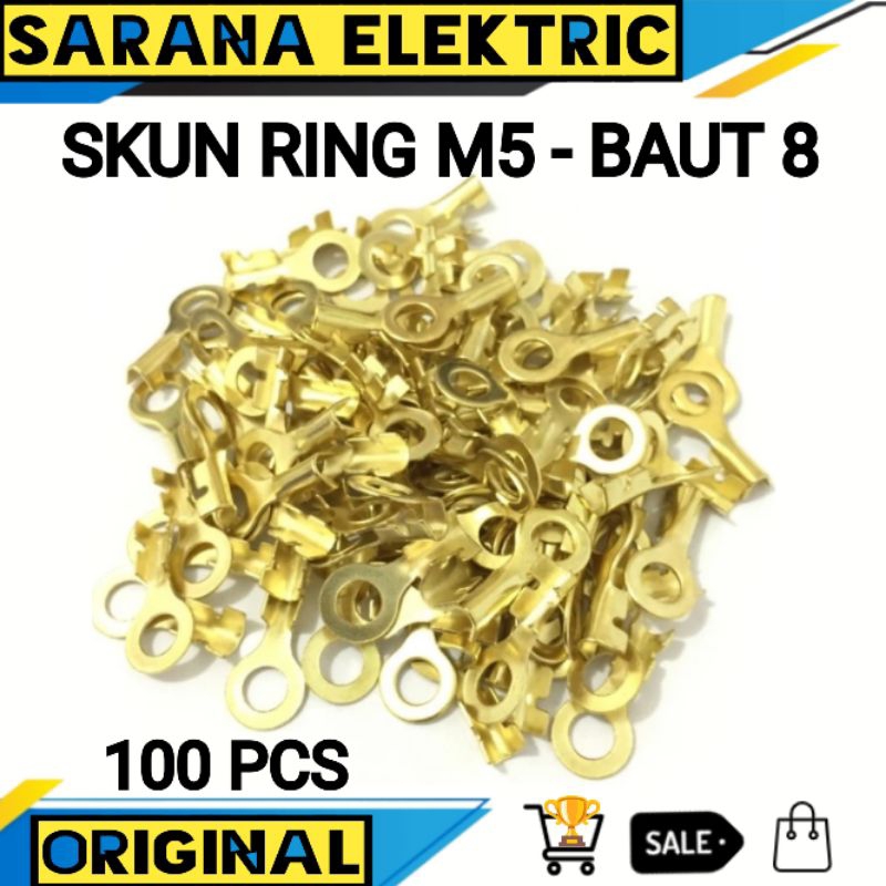 Jual SKUN O RING M5 8MM SCOON RING M5 BAUT 8 BAHAN TEBAL SCUN M5-8 ...