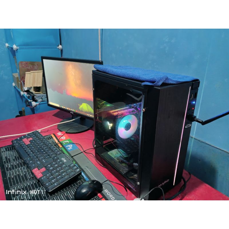 Jual pc komputer desktop i5 GEN-1, RAM 8GB gaming lengkap kasir ...