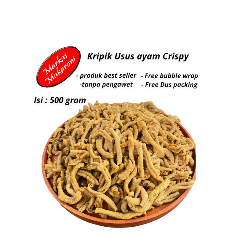 Jual KERIPIK USUS CRISPY ANEKA RASA 500 Gram | Shopee Indonesia