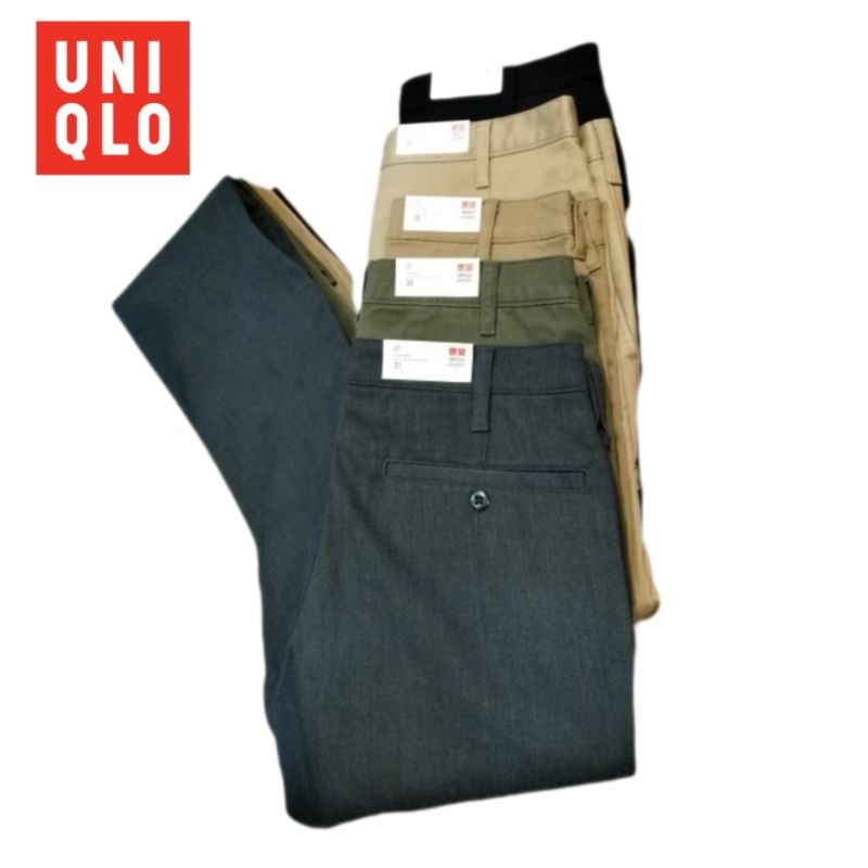 Jual Celana Chino Uniqlo Ultra Strech Original | Shopee Indonesia