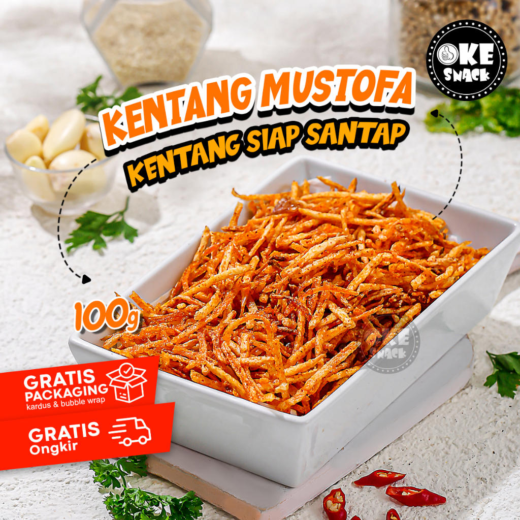 Jual Oke Snack Kentang Mustofa | Shopee Indonesia