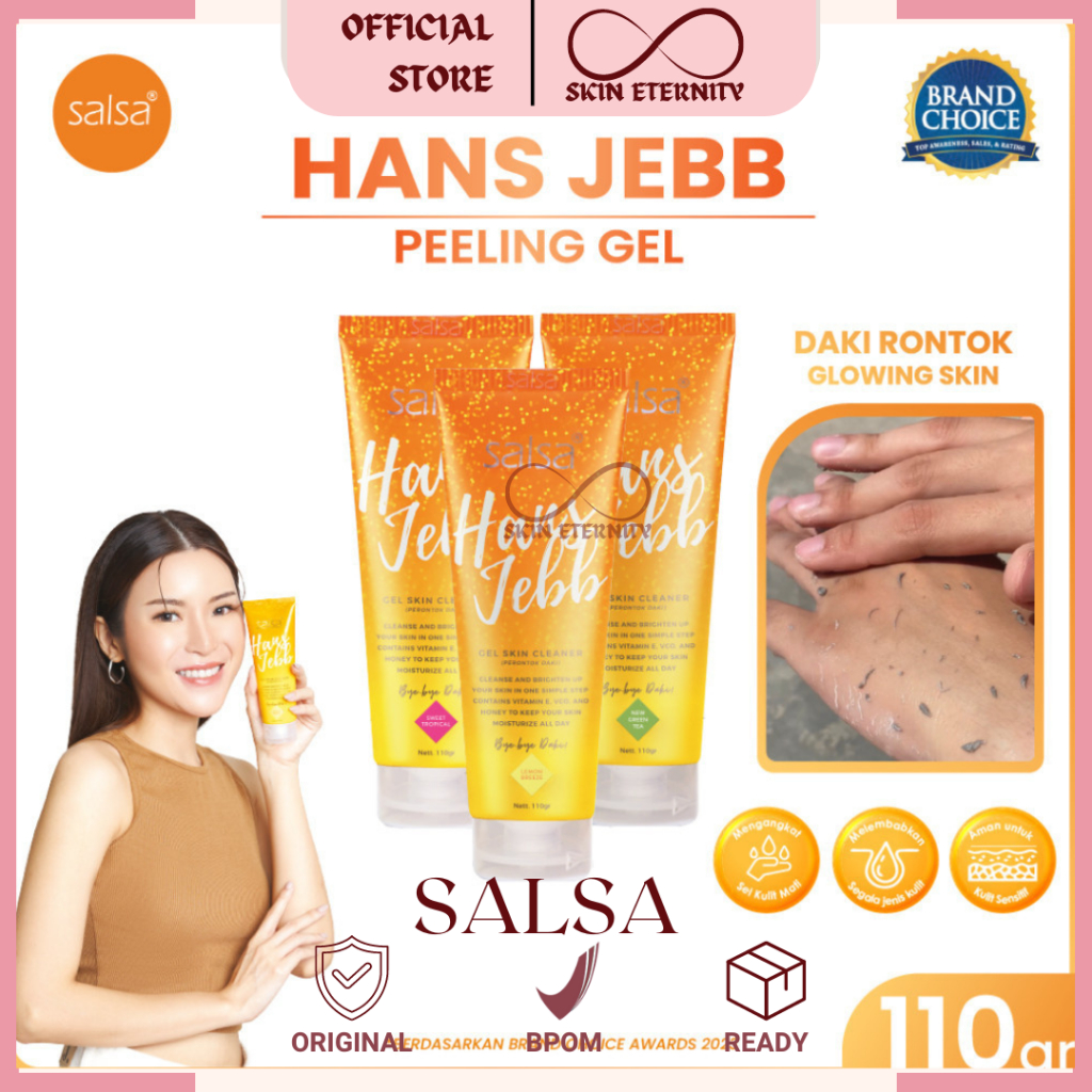 Jual SALSA Hans Jebb Peeling Gel Perontok Daki dan Ketiak Hitam Lemon ...