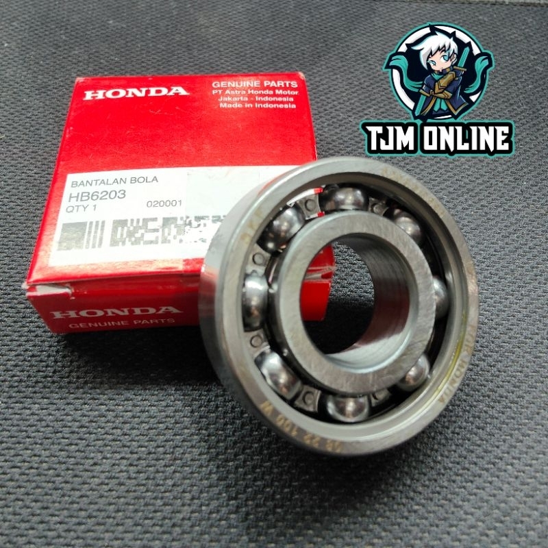Jual BEARING LAHER RODA & MESIN 6203 ORIGINAL HONDA GENUINE PART 100% | Shopee Indonesia