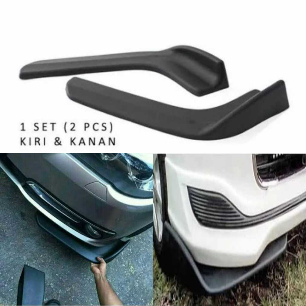 Jual Winglet Diffuser Universal Lips Bumper Bemper Depan Mobil Wide ...