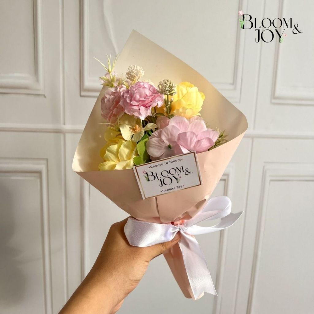 Jual buket bunga artificial buket bunga mix flower bouquet kado ...