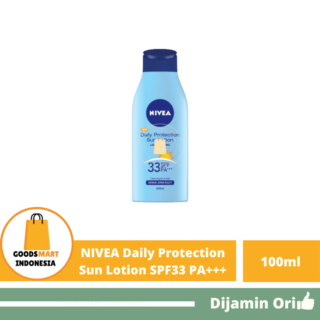 Jual NIVEA Body Lotion Daily Protection Sun Lotion SPF33 PA+++ 100ml ...