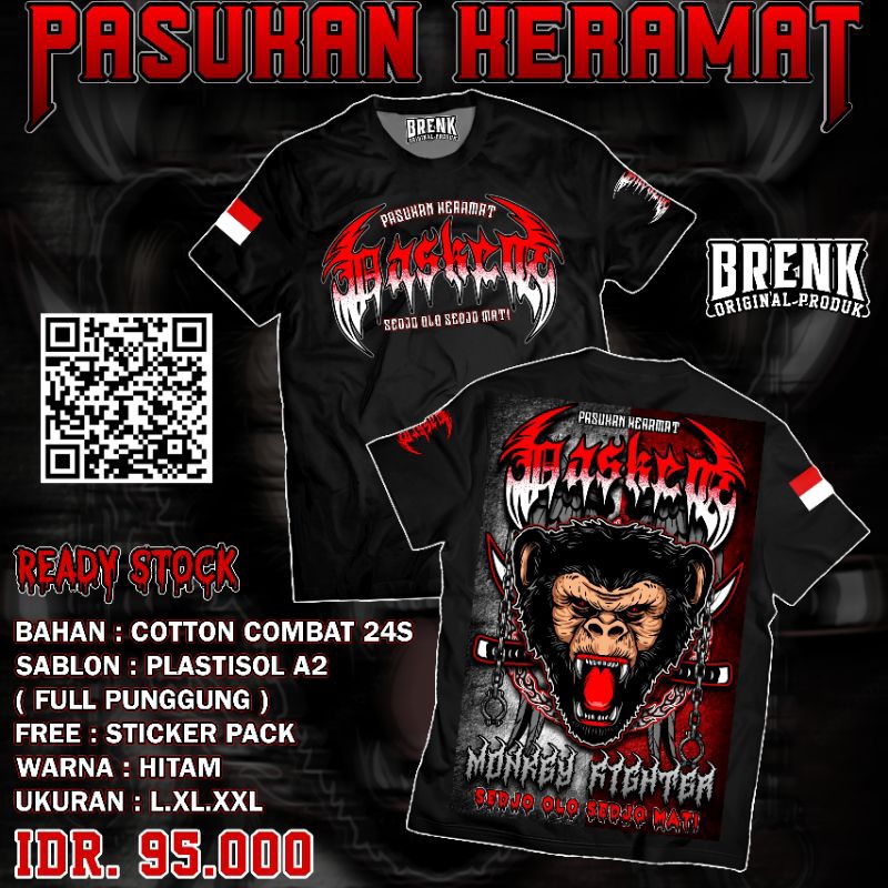 Jual KAOS PASUKAN KERAMAT/ KAOS PASKER/KAOS IKSPI KERA SAKTI SABLON ...