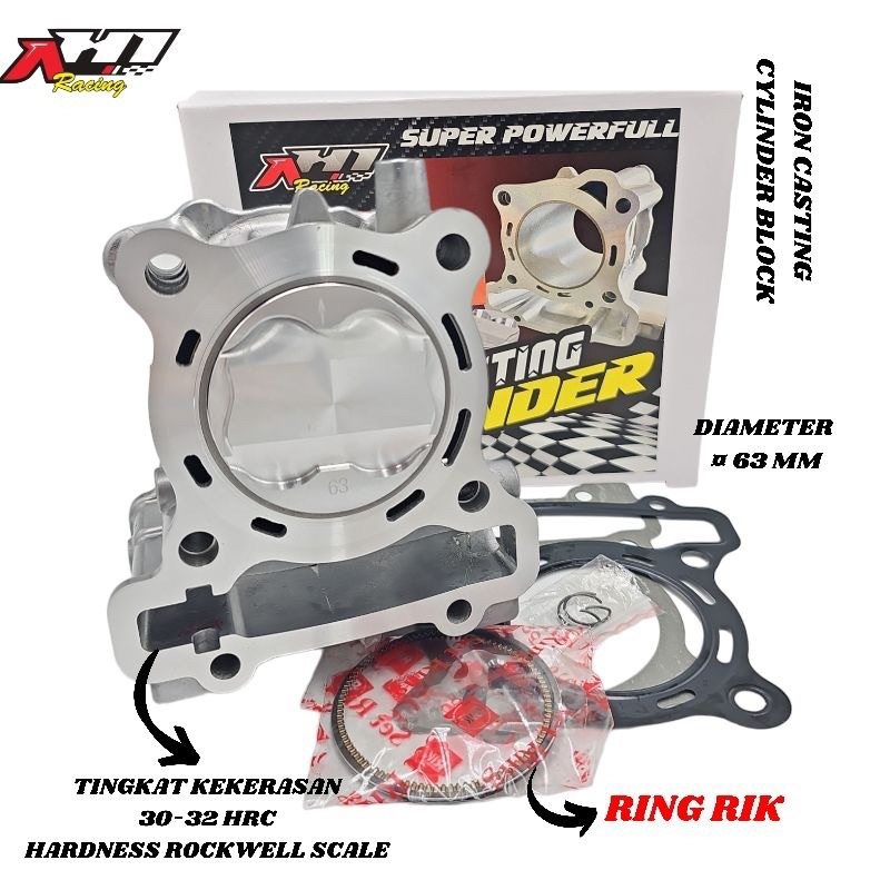 Jual BORING BLOCK BLOK SEHER BORE UP NMAX AEROX WR 155 R15 V3 V4 VVA VIXION R 155 MT15 XSR LEXI ...