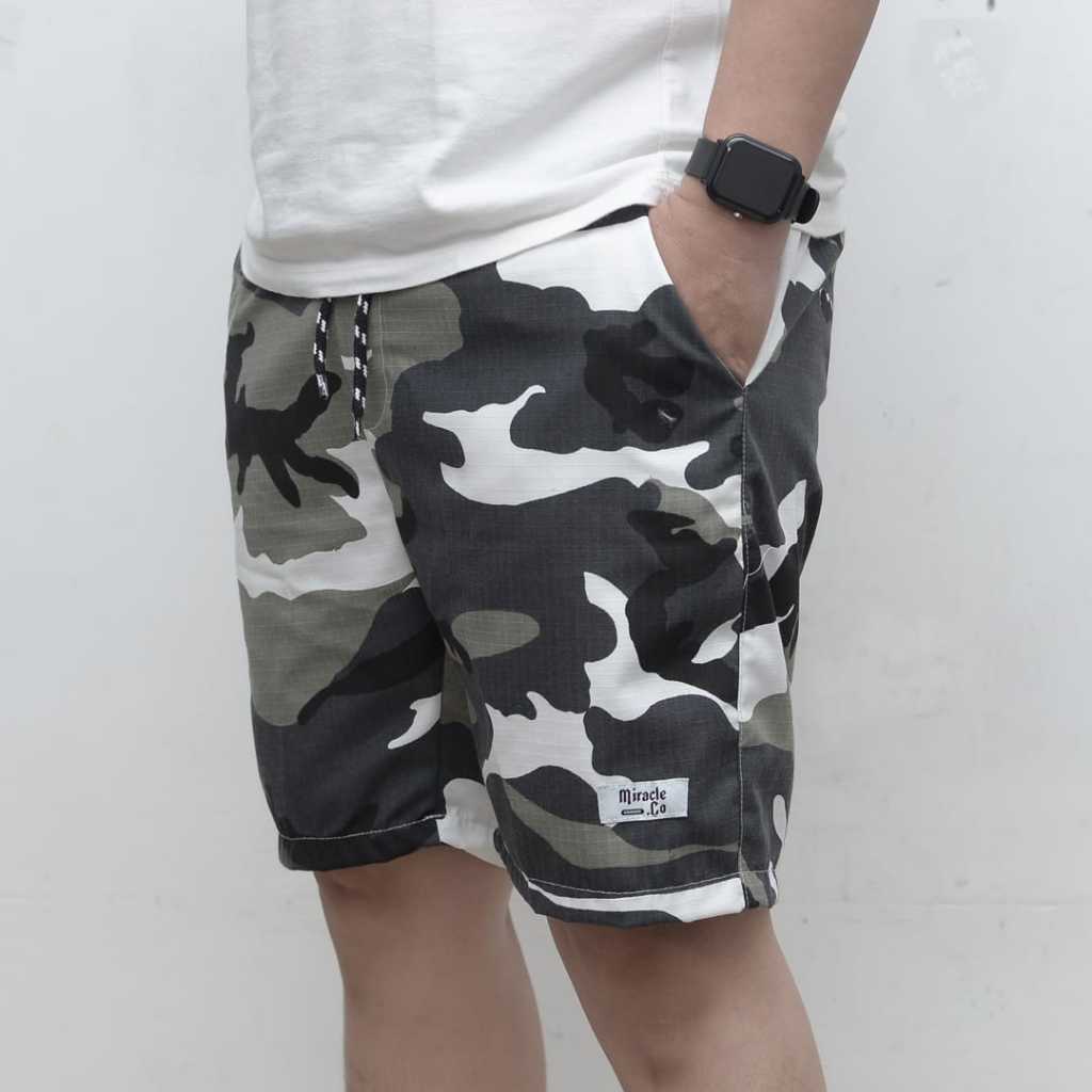 Jual Celana Pendek Boardshort Shortpants Pria Wanita Dewasa Army Camo 1 Distro Original Miracle ...