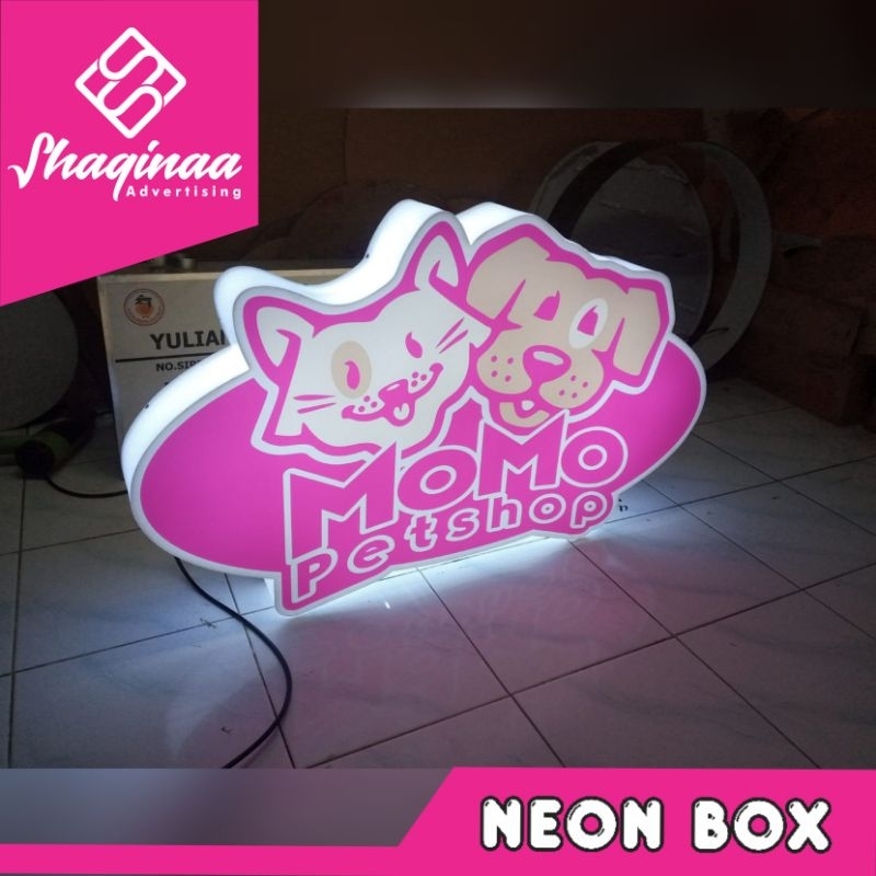 Jual NEON BOX CUSTOM FULL AKRILIK (COD) | Shopee Indonesia