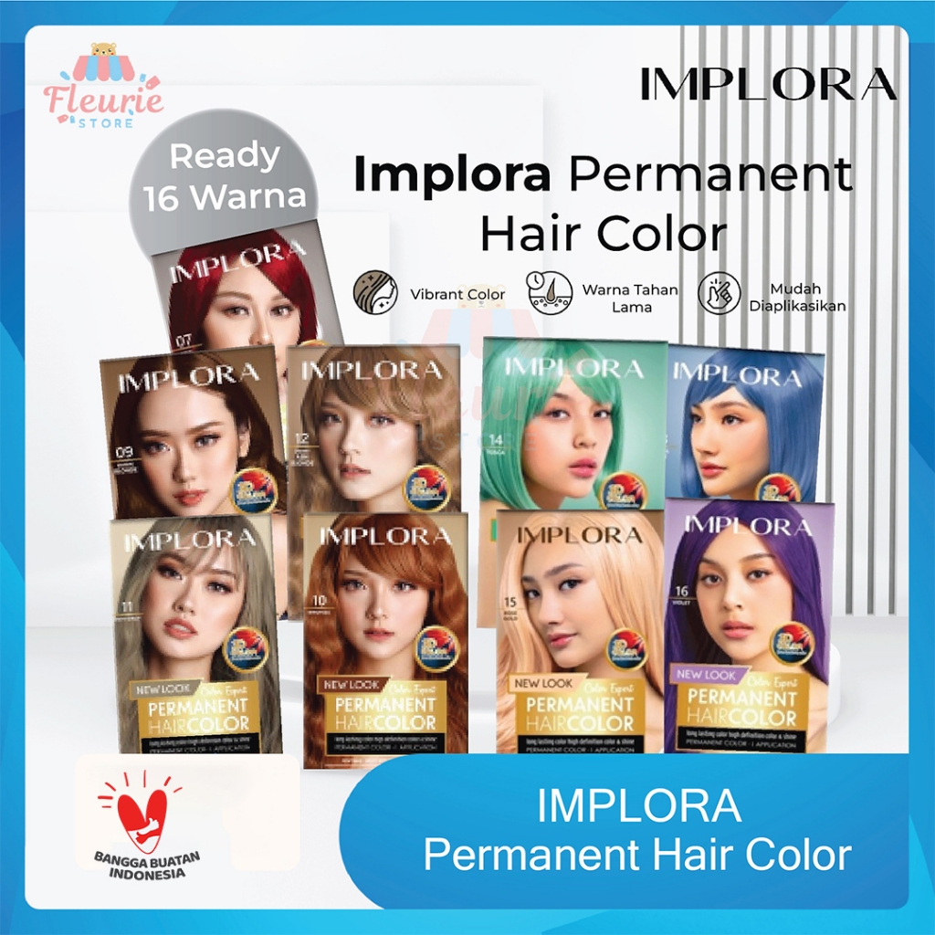 Jual Implora Permanent Hair Color (Semir Rambut) - Pewarna Rambut ...