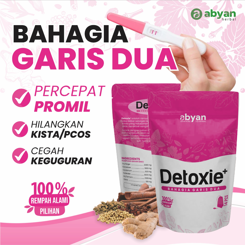 Jual Detoxie Plus Resep JSR Ramuan Program Hamil Alami Promil Detox ...