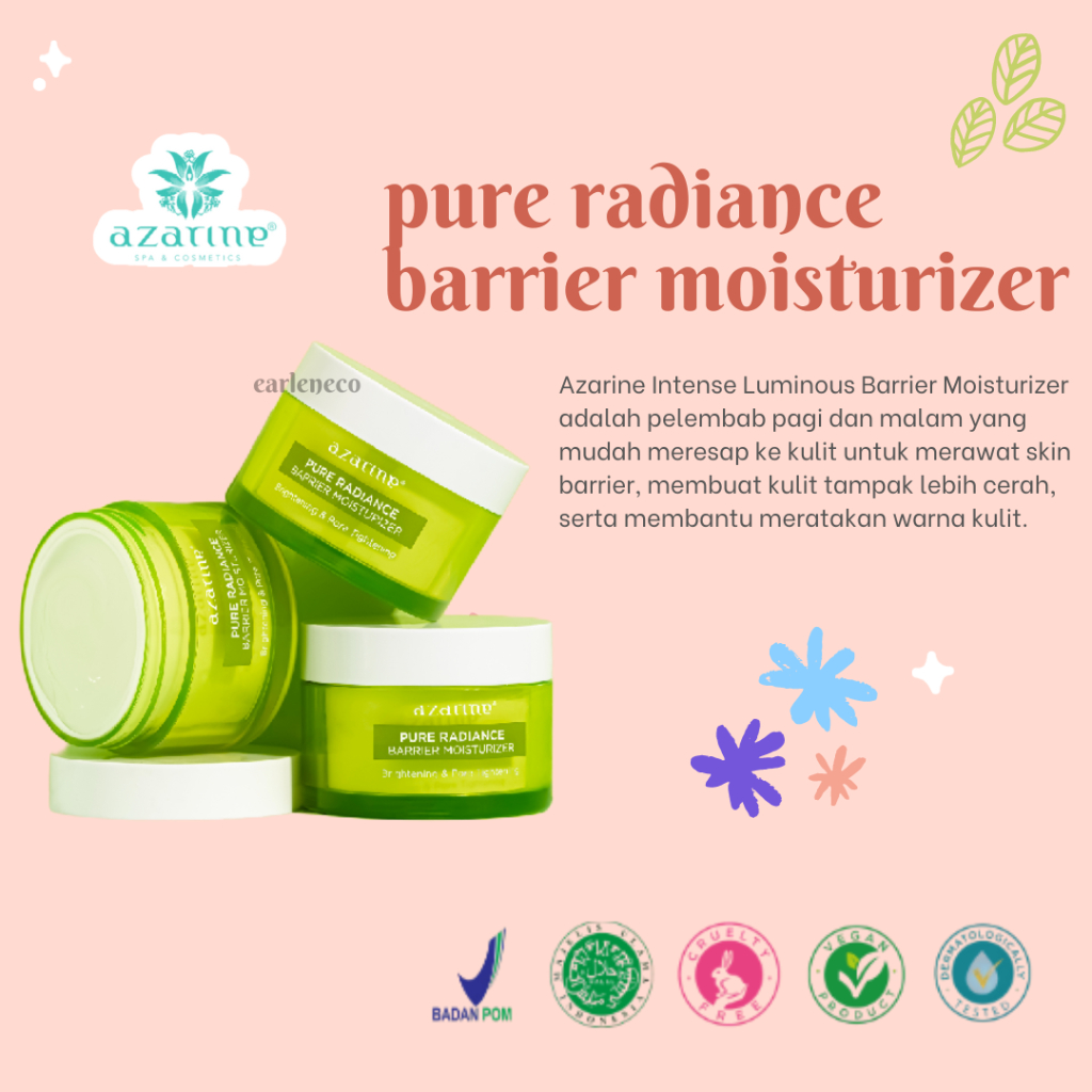 Jual Azarine Pure Radiance Barrier Moisturizer | Shopee Indonesia
