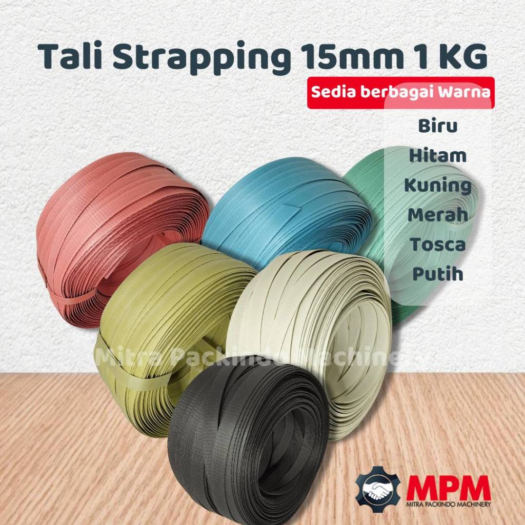 Jual Tali Plastik Strapping Band / Tali Packing 15mm Tali Strapping 5/8 ...