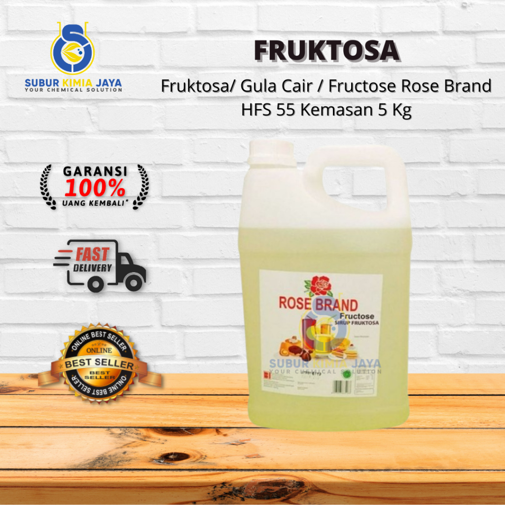 Jual Fruktosa/ Gula Cair / Fructose rose brand hfs 55 5 Kg | Shopee ...