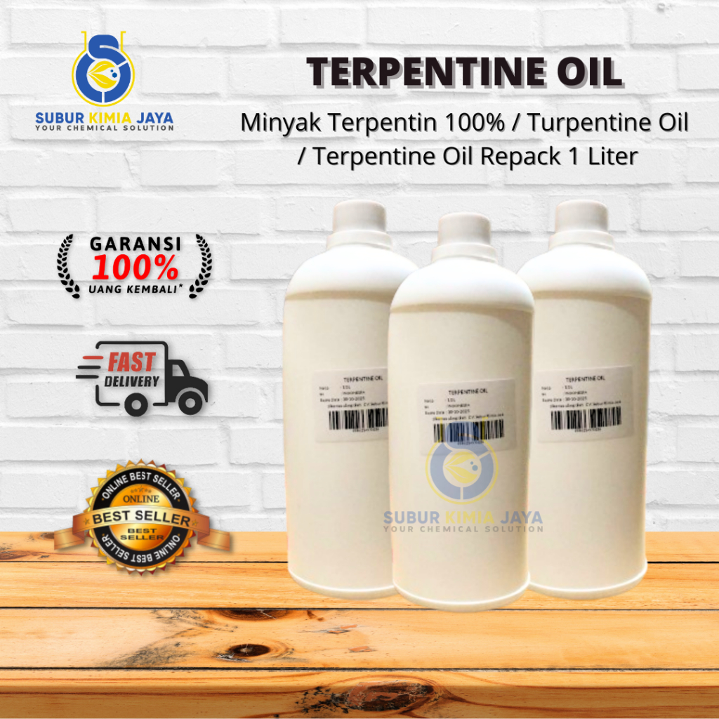 Jual Minyak Terpentin 100% / Turpentine Oil / Terpentine Oil - 1 L ...