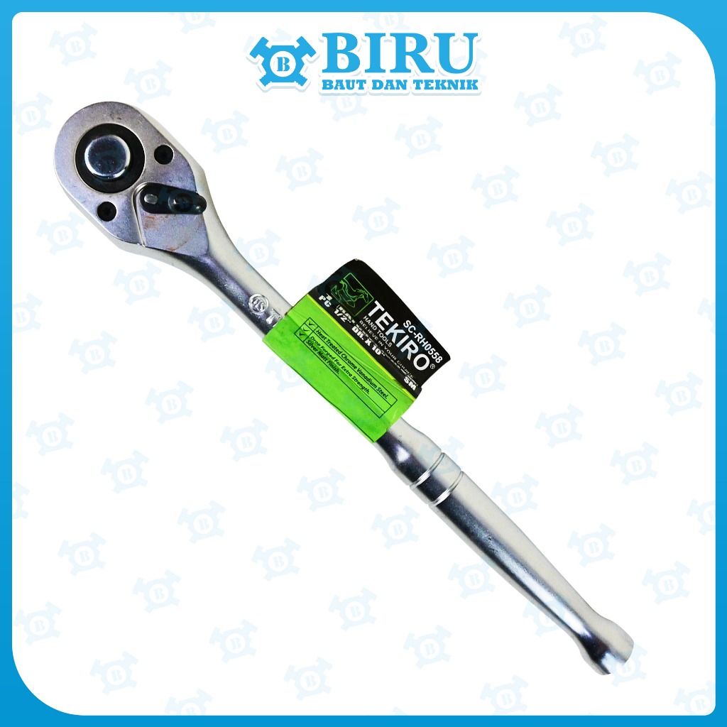 Jual TEKIRO Ratchet Handle 1/2 Inchi Gagang Besi Rachet Sock Handle ...