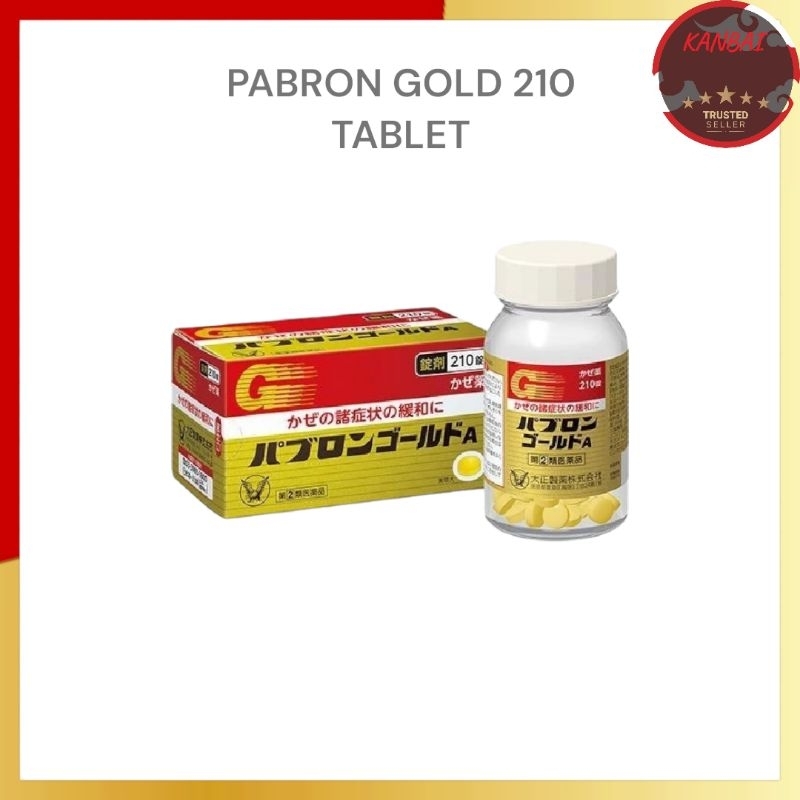 Jual Pabron Gold 210 Obat Tablet Demam,Batuk,Flu - OriginalJapan ...