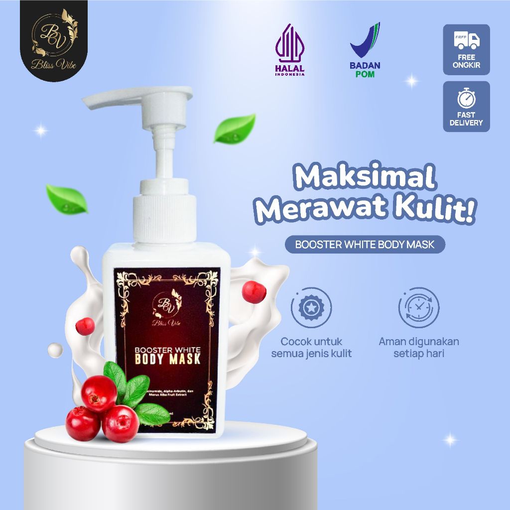 Jual Perawatan Tubuh Body Mask Serum Badan Whitening Booster Masker ...