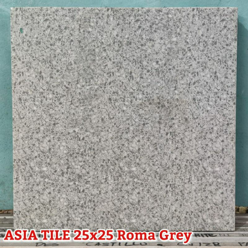 Jual 25X25 ASIA TILE KW B ROMA BEIGE BROWN GREY ABU KERAMIK LANTAI ...