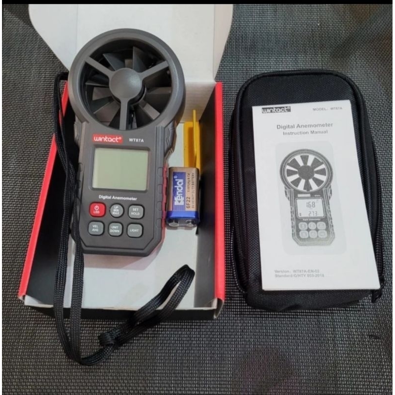 Jual Digital Anemometer WT87A Wind Speed AirTemperature | Shopee Indonesia