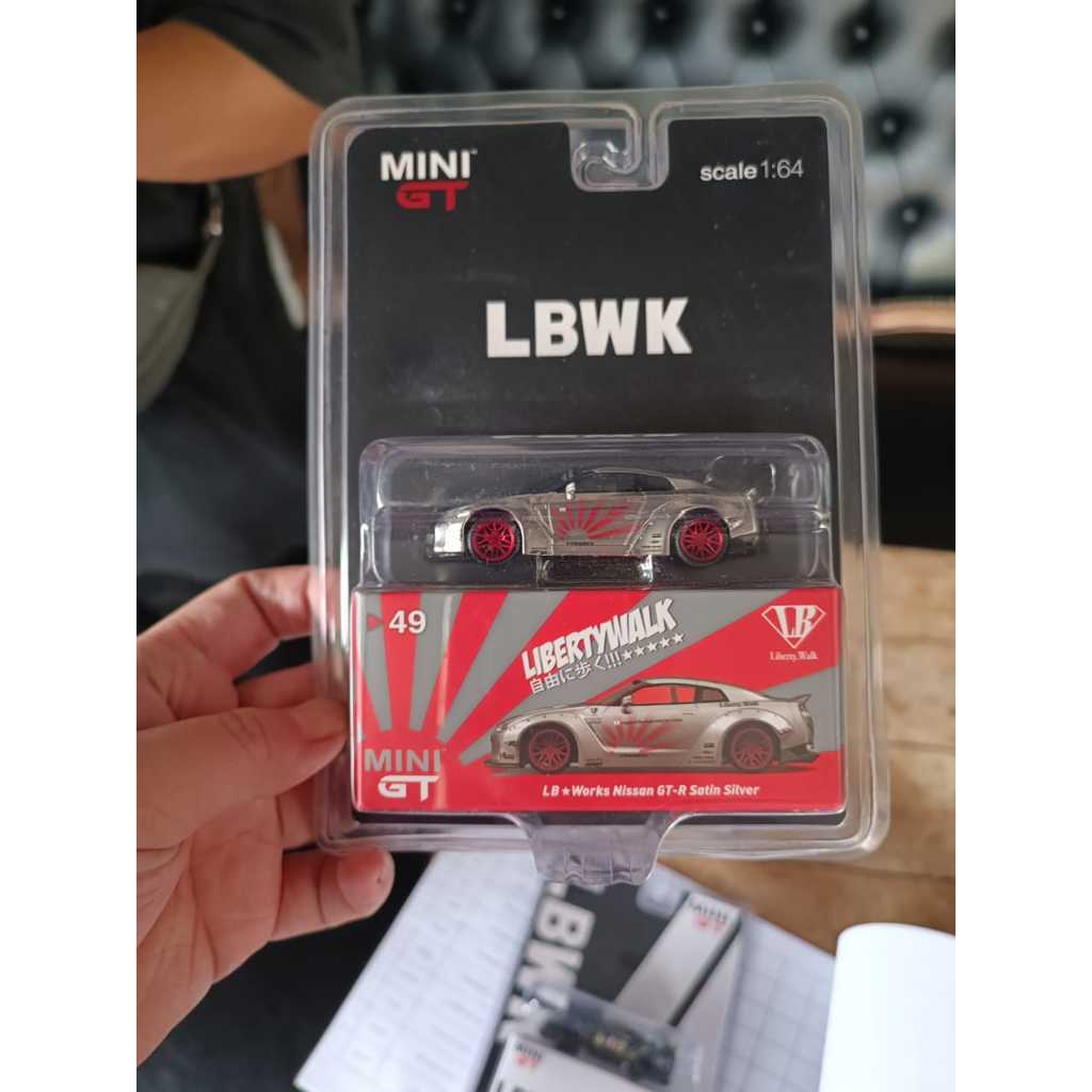 Jual Mini GT 49 LB works nissan gtr r35 satin silver blister Japan Card ...