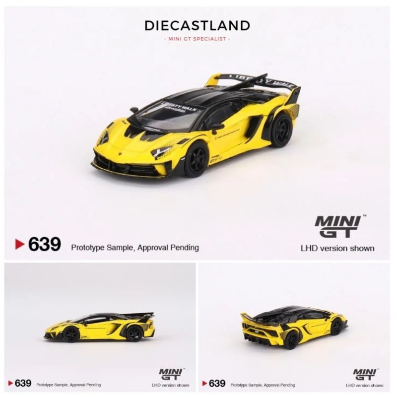 Jual Mini GT #639 Lamborghini LB-Silhouette WORKS Aventador GT EVO ...