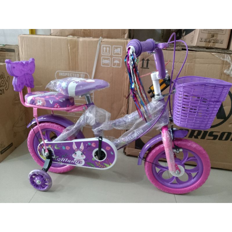 Jual Sepeda Anak Sepeda Mini 12 inch ATLANTIS ( Warna Ungu / Purple ...
