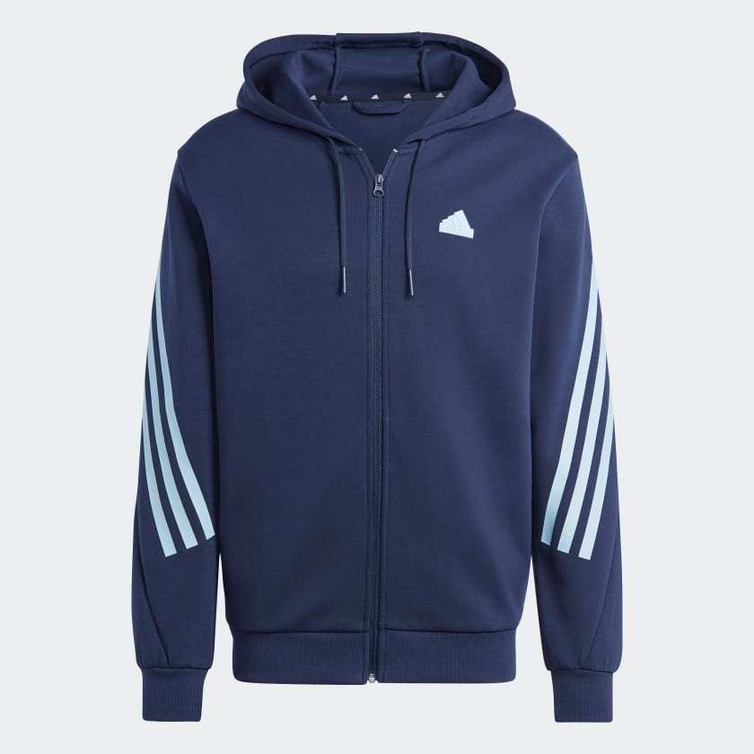 Jual ADIDAS FUTURE ICONS 3-STRIPES FULL-ZIP HOODIE IJ8879 | Shopee ...