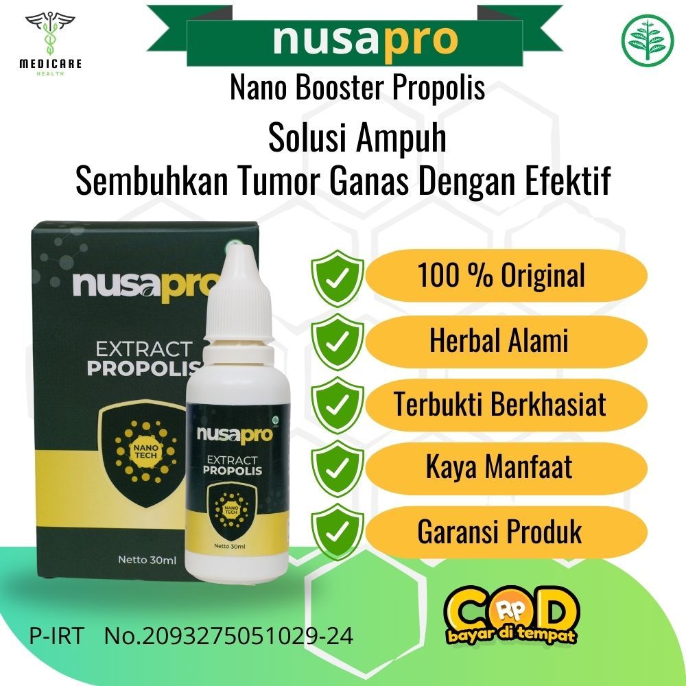 Jual Obat Tumor Ganas nusapro Nano Booster Propolis Ampuh Sembuhkan ...