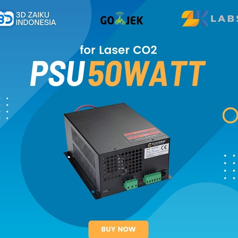 Jual Zaiku Power Supply Unit for Laser CO2 50 Watt 50W Laser Machines | Shopee Indonesia