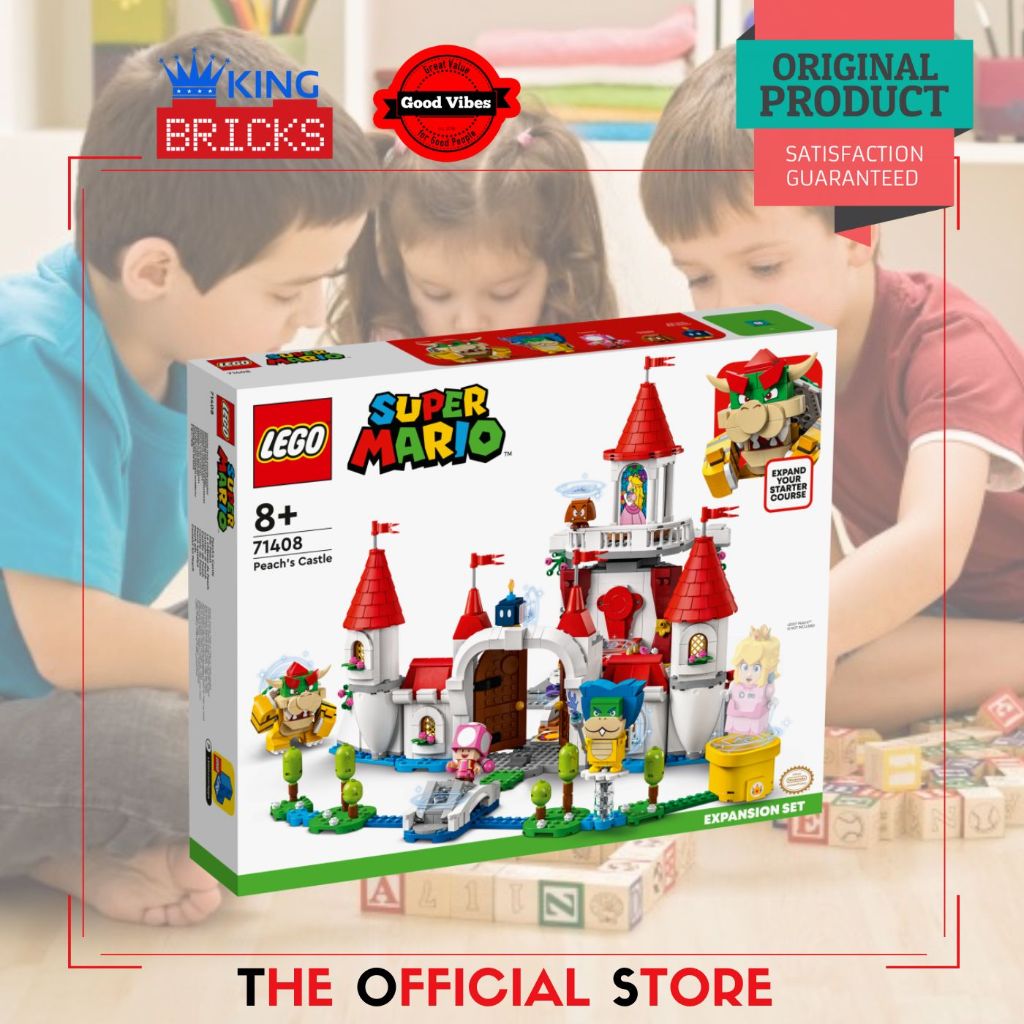 Jual LEGO Original SUPER MARIO 71408 Princess Peach Castle - Mainan ...