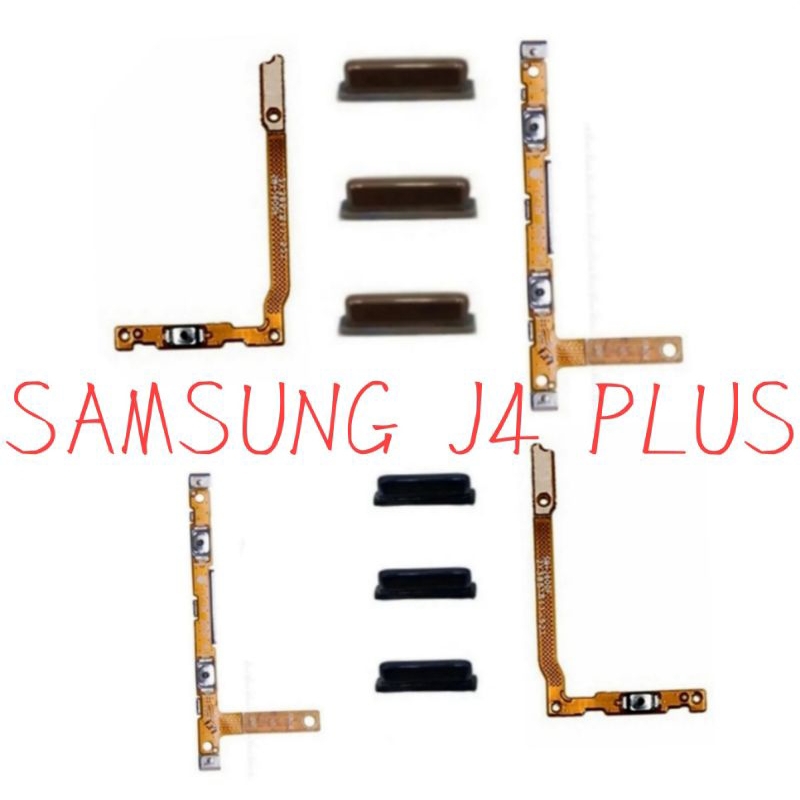 Jual TOMBOL ON OFF PLUS VOLUME SAMSUNG J4 PLUS/J415 1SET FLEXIBEL DALAM ORI | Shopee Indonesia
