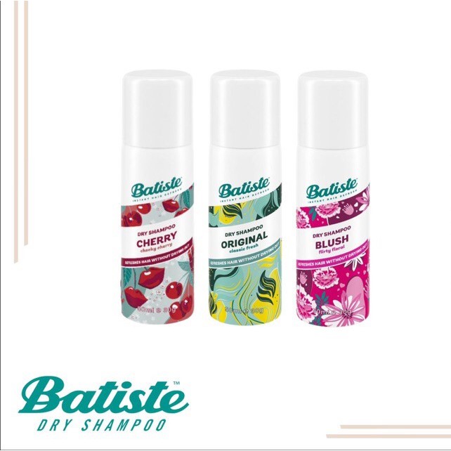 Jual BATISTE Dry Shampoo 50ml | Shopee Indonesia