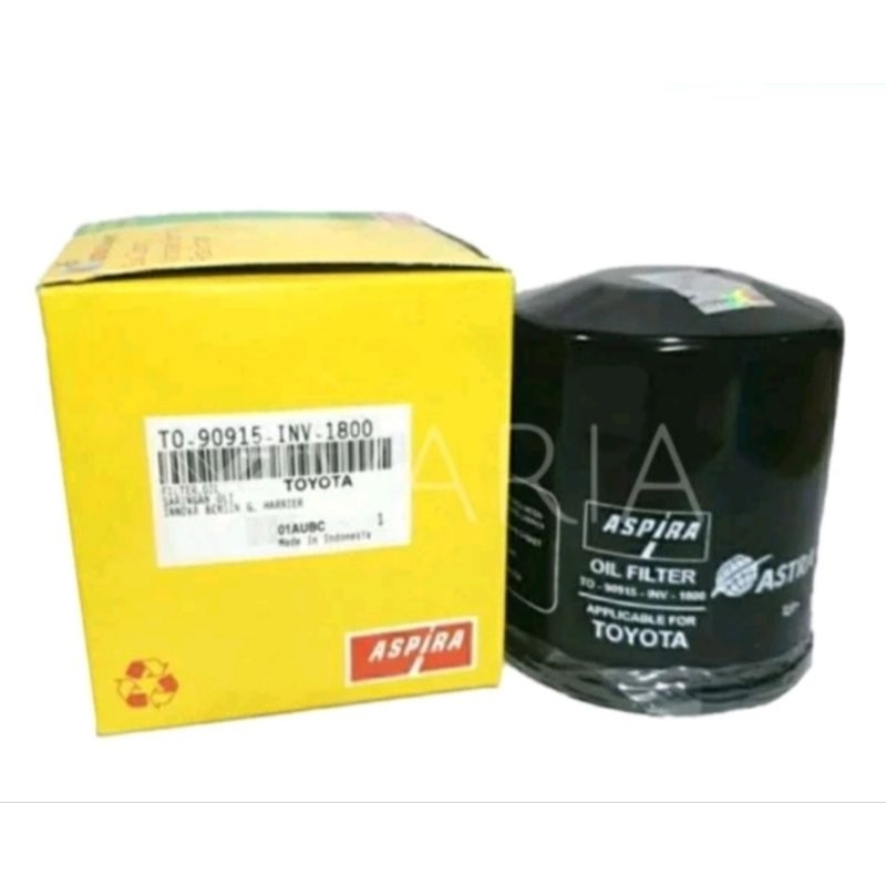 Jual FILTER OLI ASPIRA TOYOTA KIJANG INNOVA BENSIN DIESEL TO-90915-INV ...