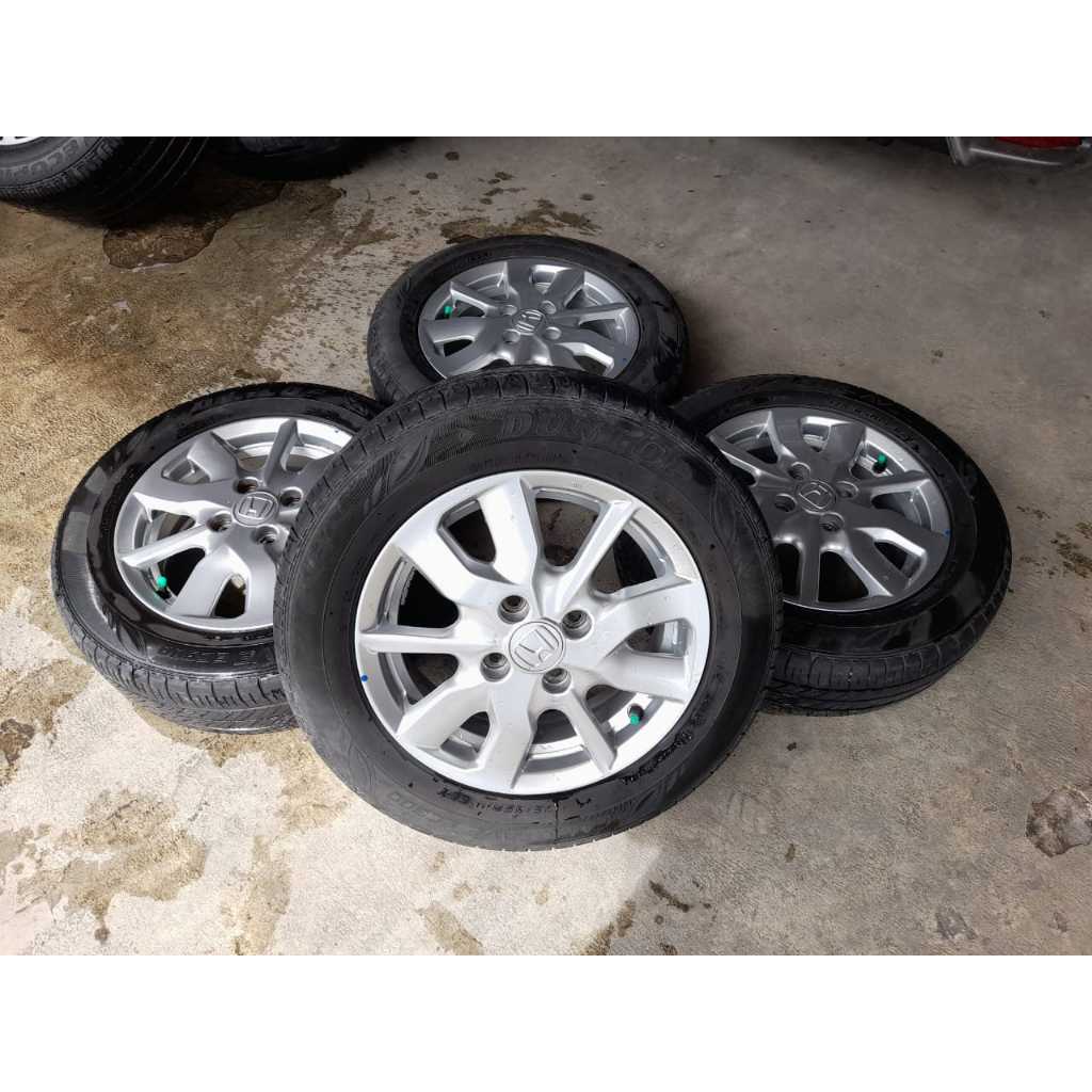 Jual VELG MOBIL BEKAS R14 BAUT 4 STD NEW BRIO R14X5 4X100 ET50 BAN DLP ...