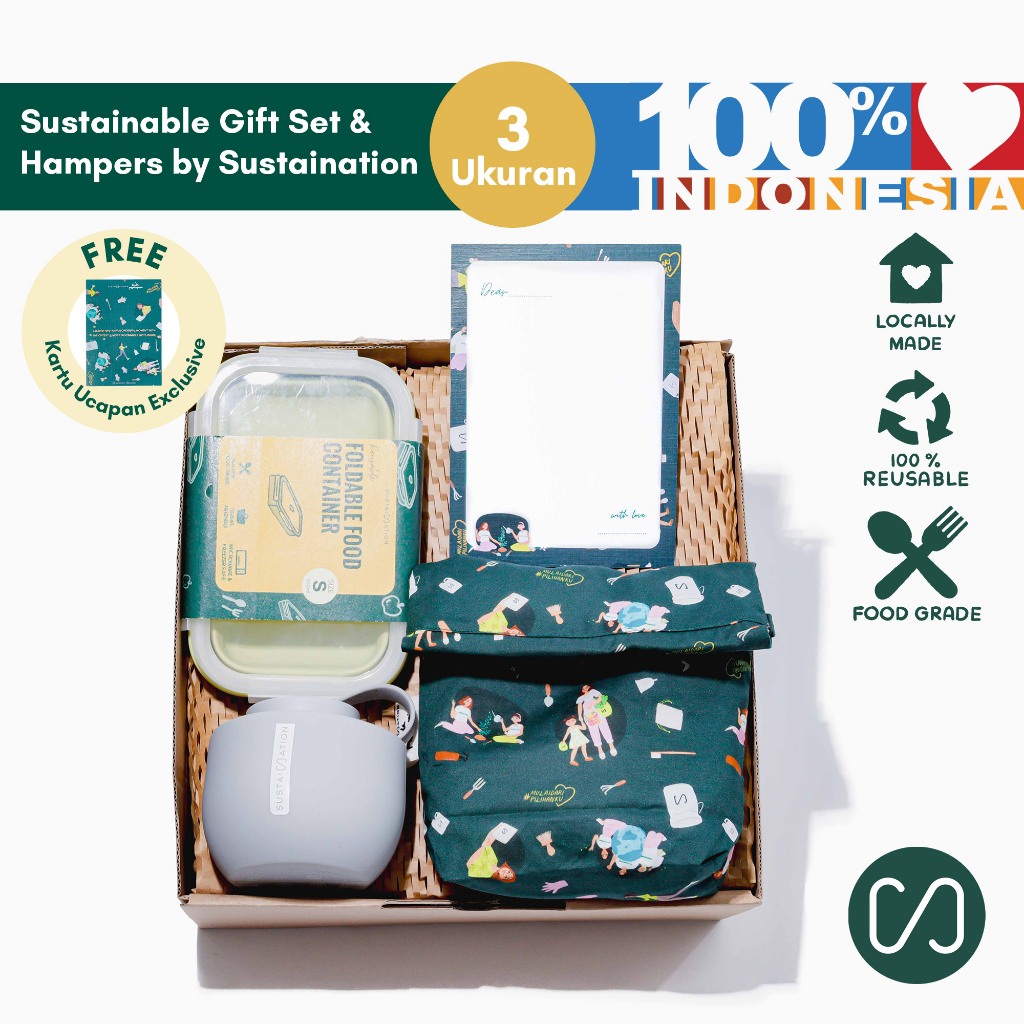 Jual Sustainable Gift Set |Eco-friendly Hampers by Sustaination (3-5 ...
