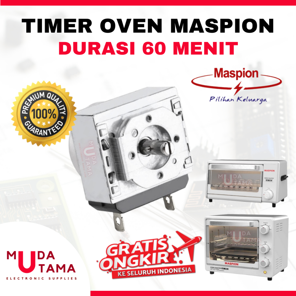 Jual TIMER OVEN MASPION - 60 MENIT PUTARAN | PUTARAN SWITCH DELAY OVEN ...