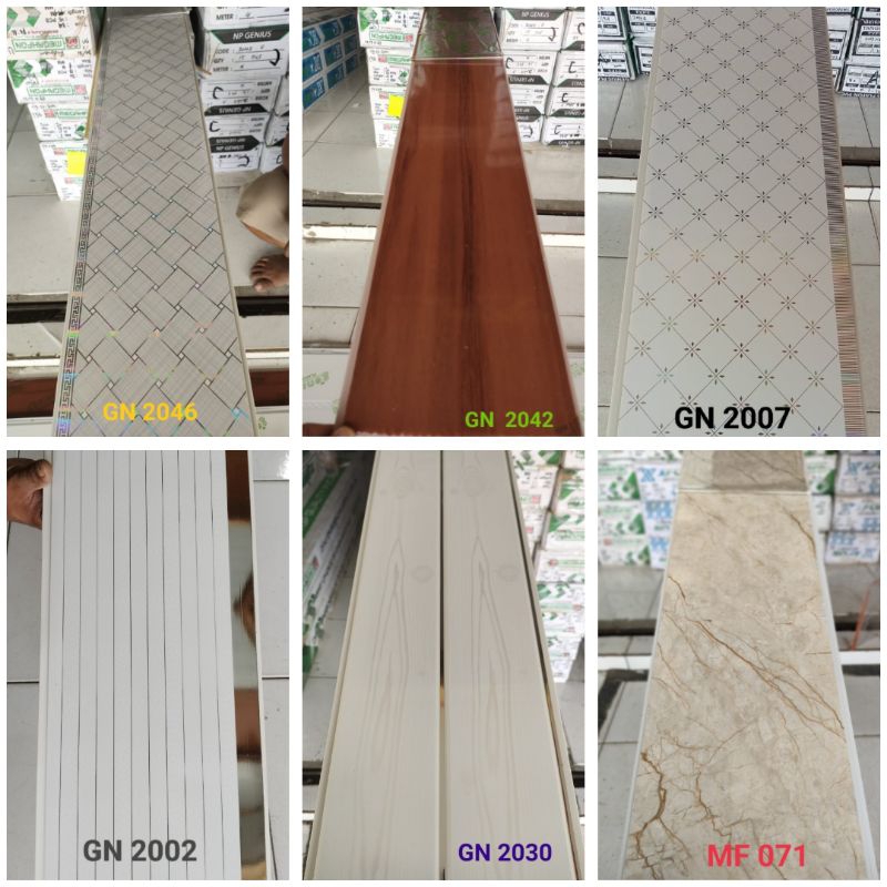 Jual PVC Plafon tebal 8 mm (model 2) | Shopee Indonesia