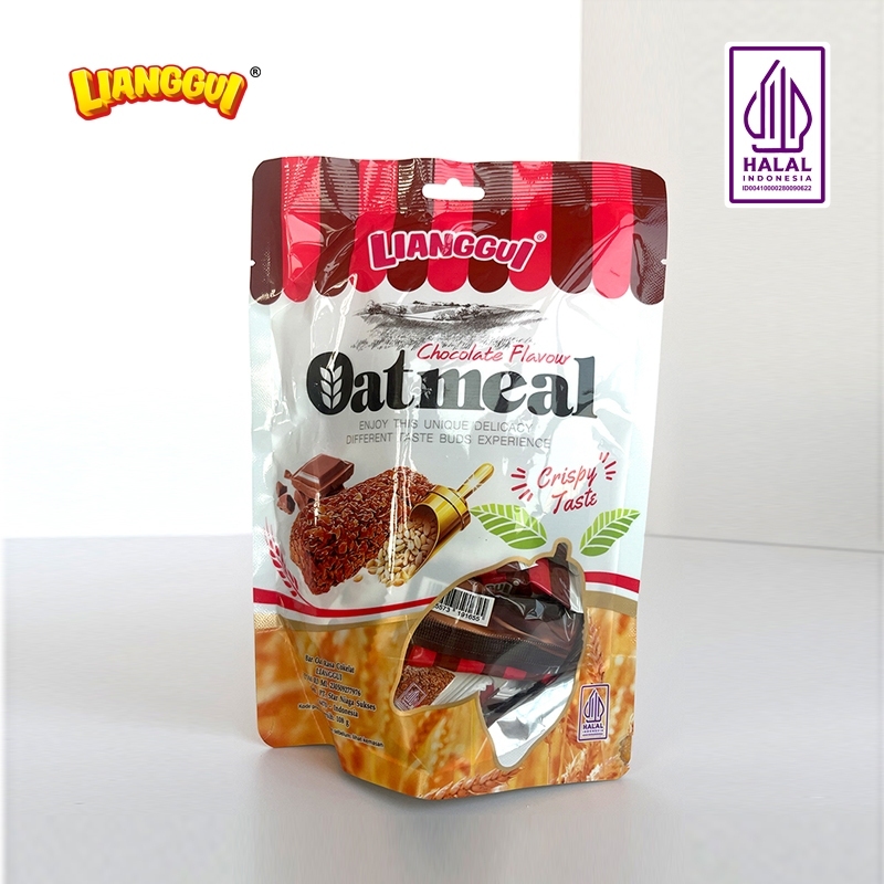 Jual [HALAL] LIANGGUI OATMEAL Oatmeal Crispy Taste Original & Chocolate ...